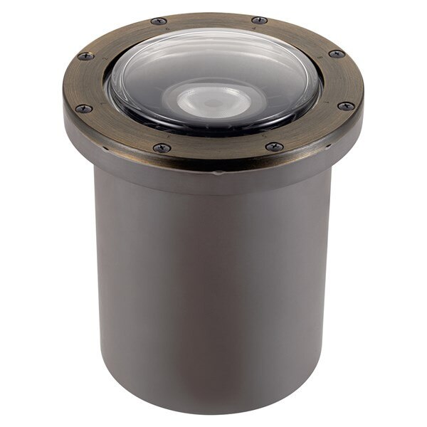 VLO 3000K LED In-Ground 35 Degree Beam Angle Accent Light Centennial Brass