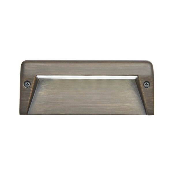 3000K LED Surface Mount Step Light Centennial Brass