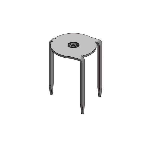 304 Stainless Tri Stake, 7" Prong